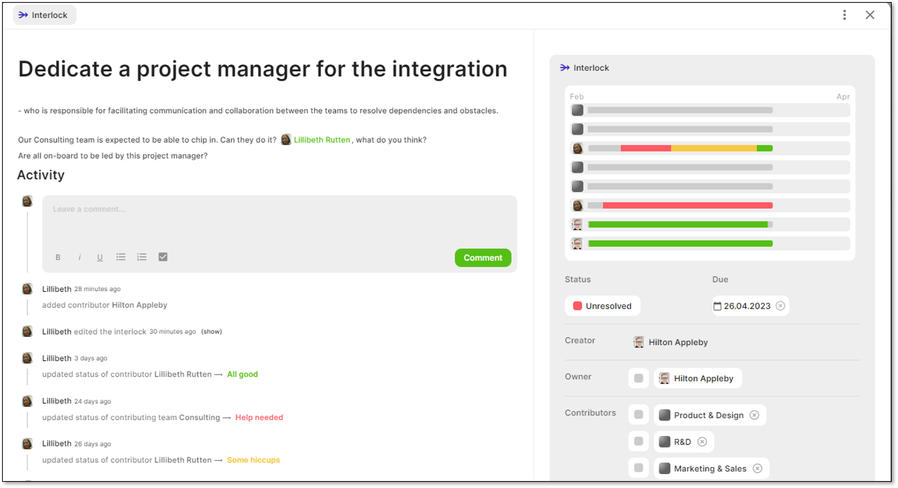 How do I view, create and manage interlocks?